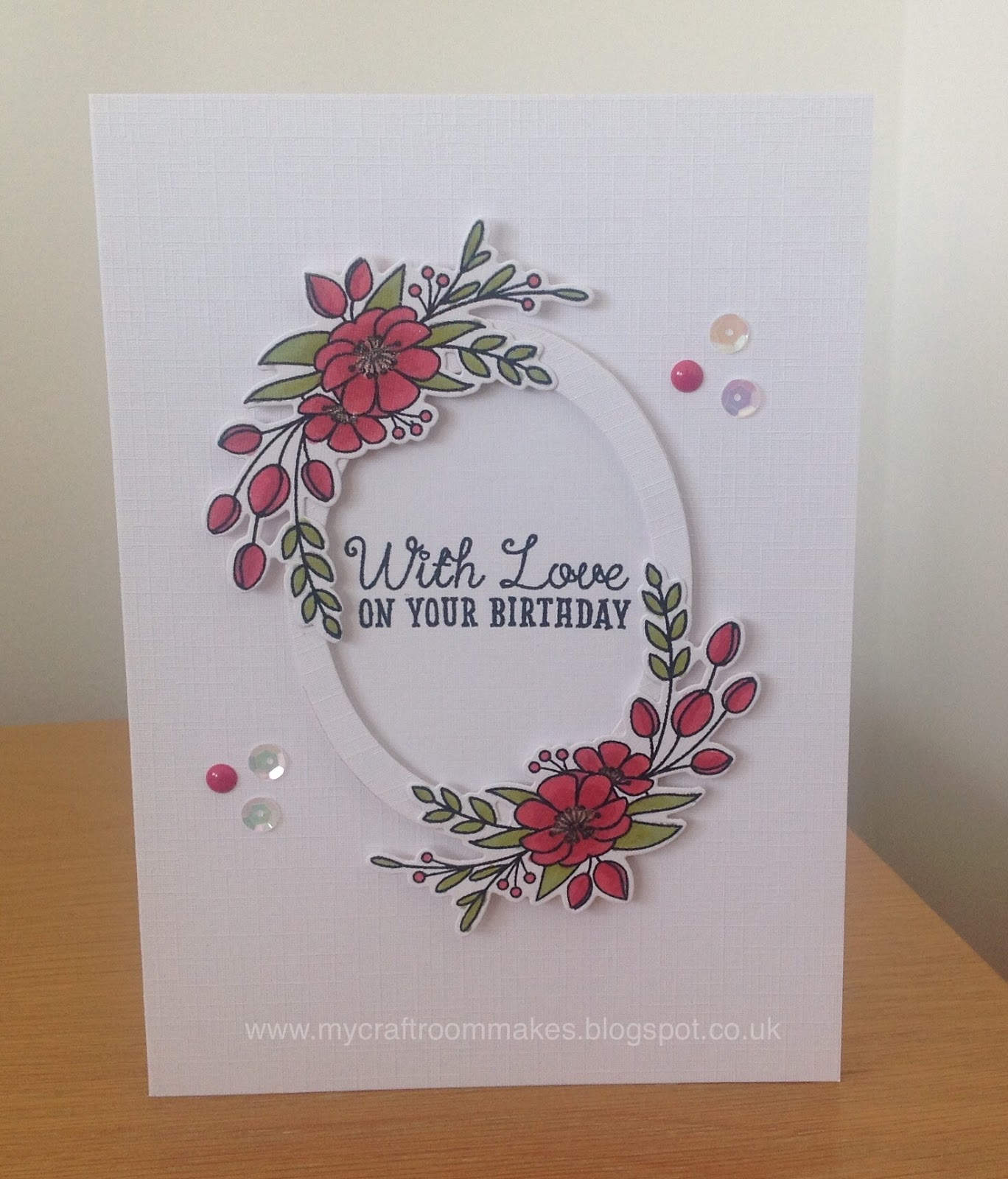 My Craft Room Makes: A CAS Birthday Card