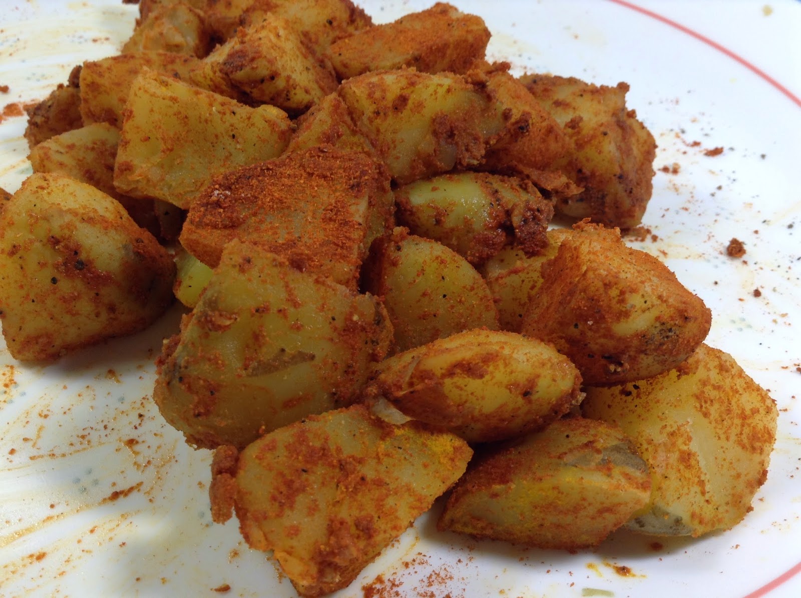 Simply Cooking and Health: Boiled potato stir-fried