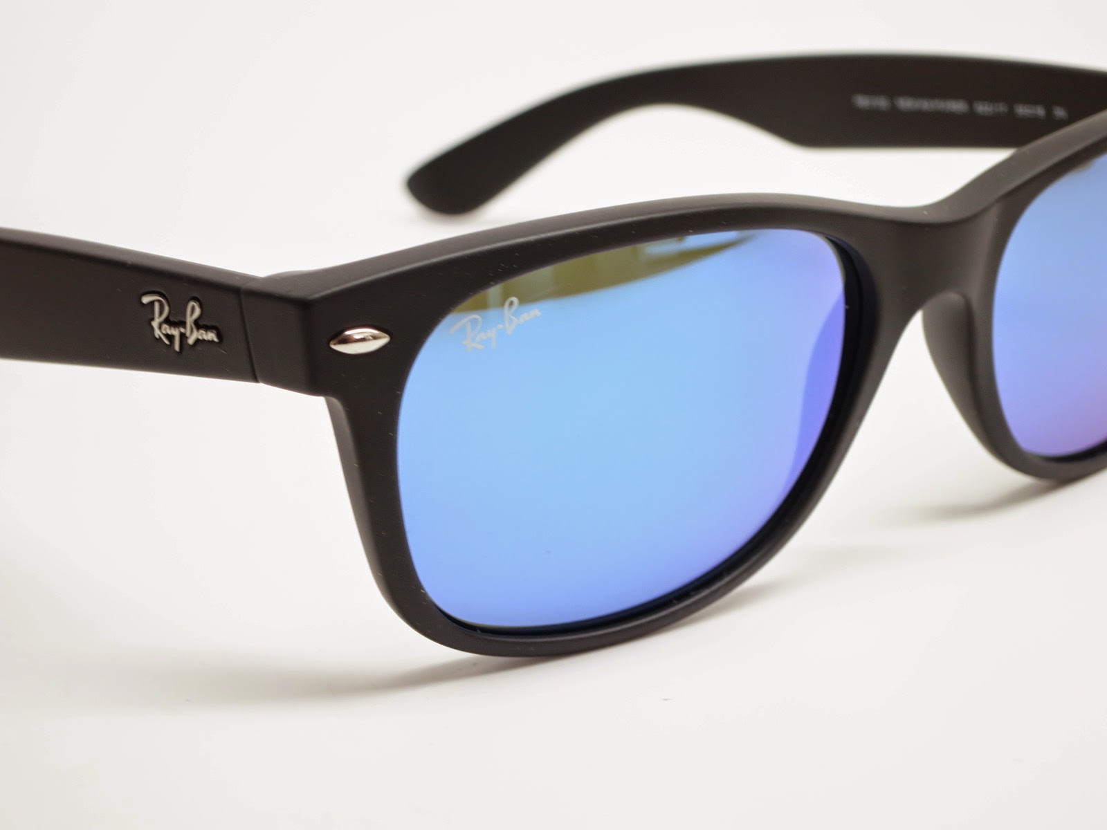 Ray-Ban RB 2132 New Wayfarer 622/17 Blue Mirrored Sunglasses | I Love ...