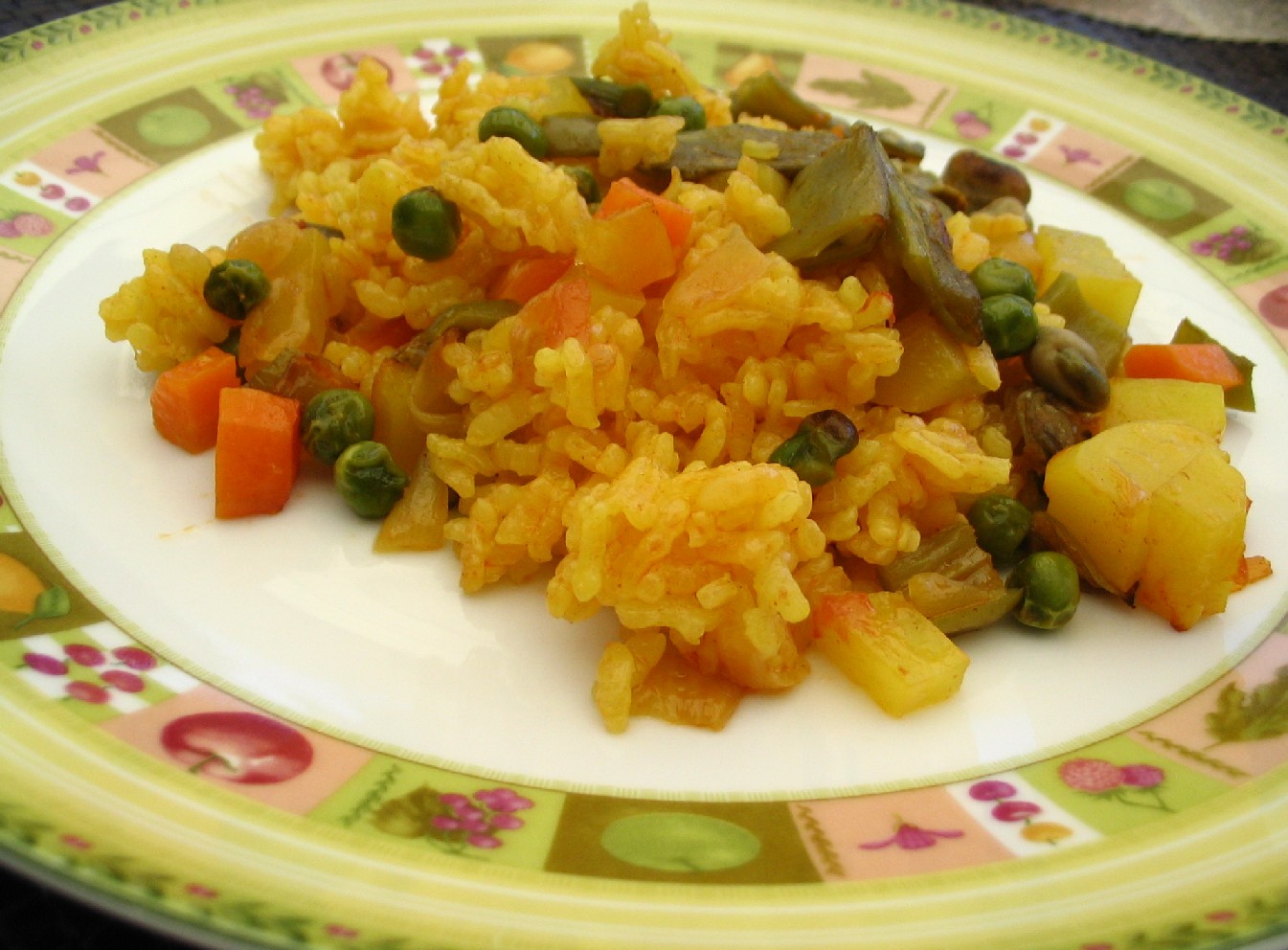 LA CUCHARA CURIOSA: ARROZ CON VERDURAS AL HORNO
