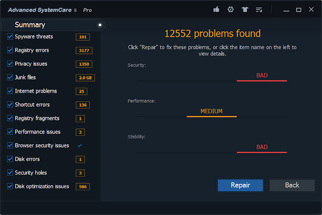 IObit Advance System Care Pro with Latest Serial Key - 99softBD