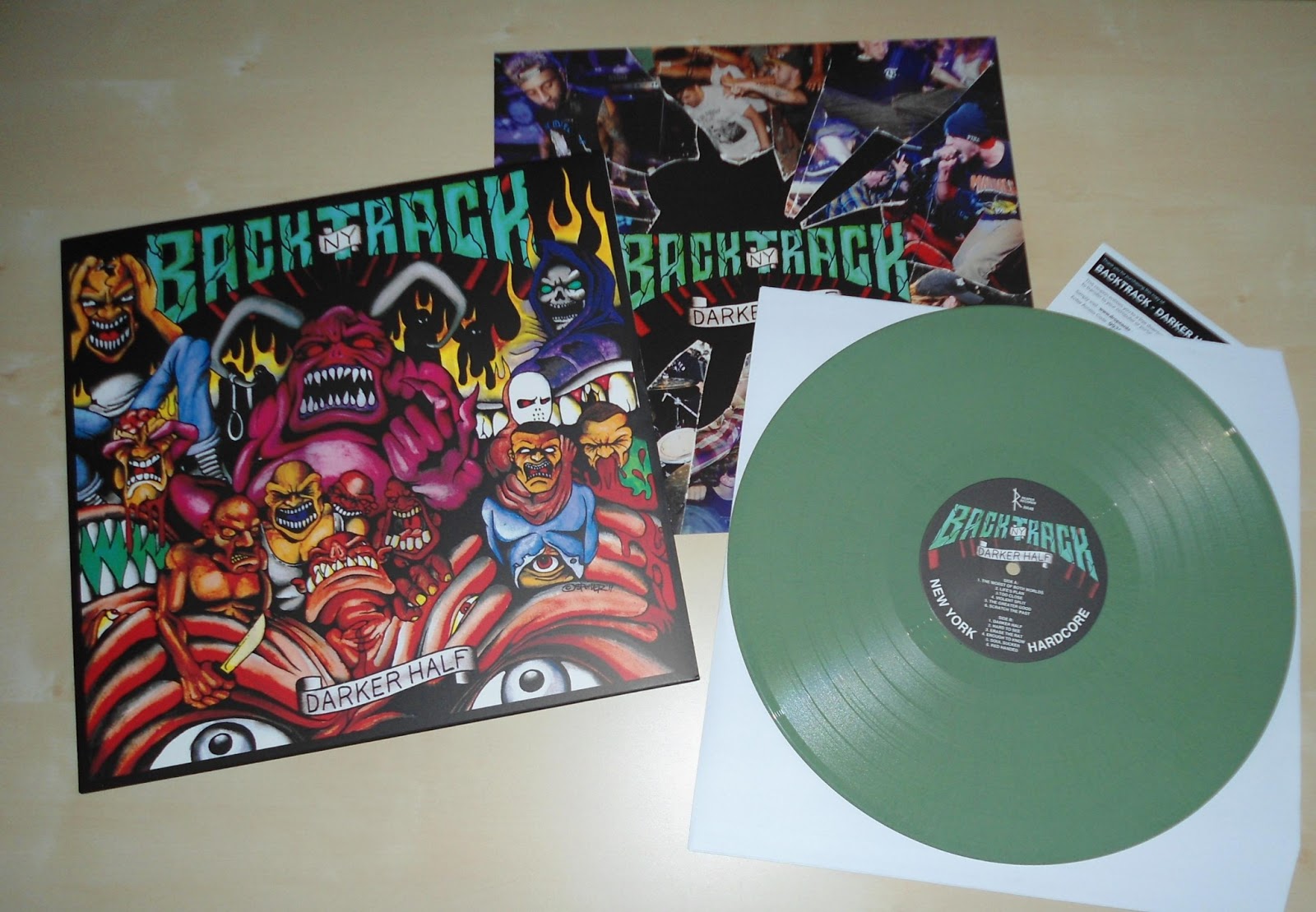 hardcore/metal vinyl: burnout store: backtrack, down to nothing