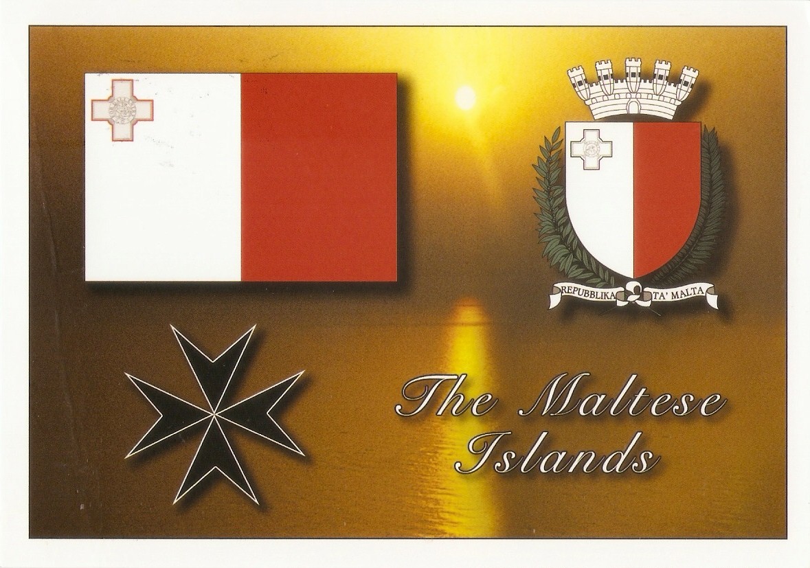 Postcard A La Carte: Malta - Flag