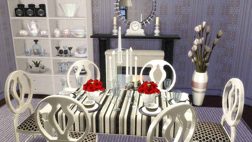 Corporation "SimsStroy": The Sims 4. Dining room sets "Festive reception"