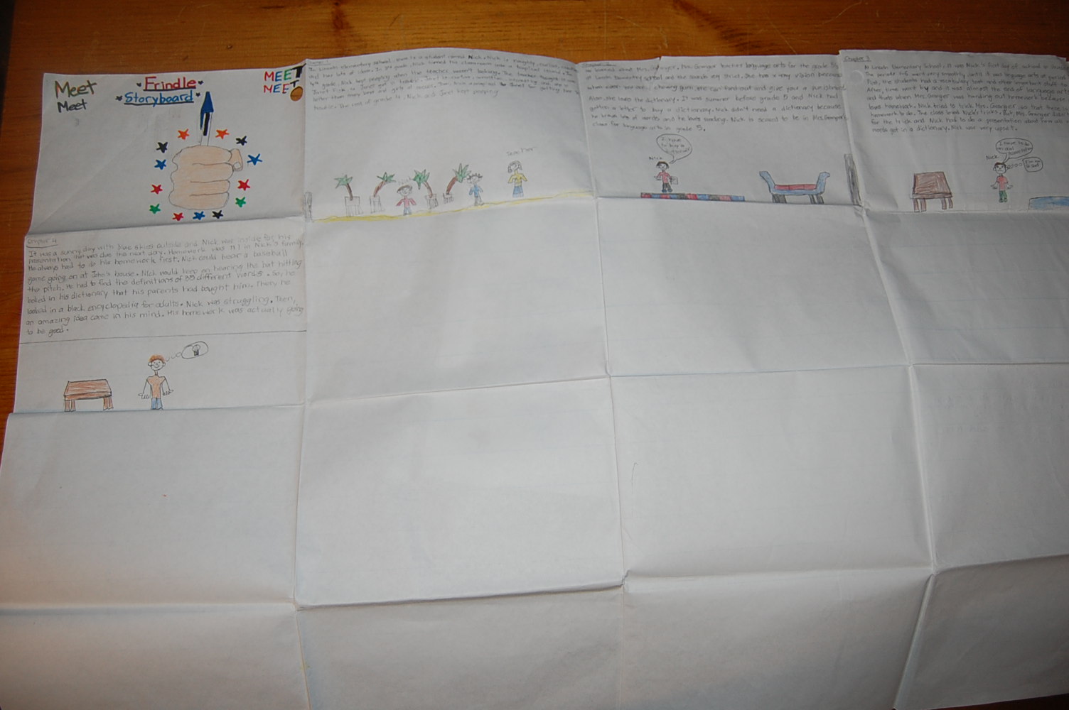 Thinking of Teaching: Frindle Storyboard