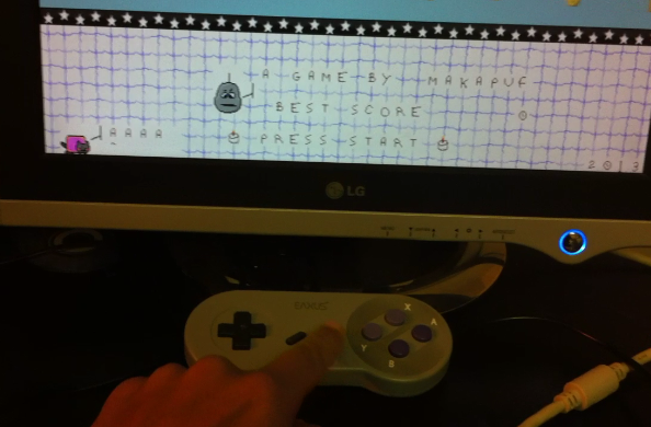 The Bitbox Console: First bitbox simple game preview : Jump ! (video)