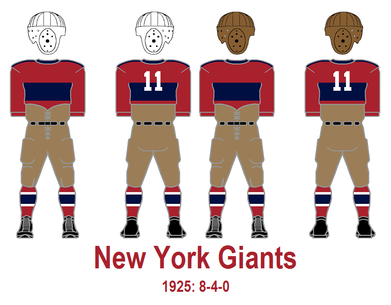 Bill's Update Blog: 1925-33 New York Giants