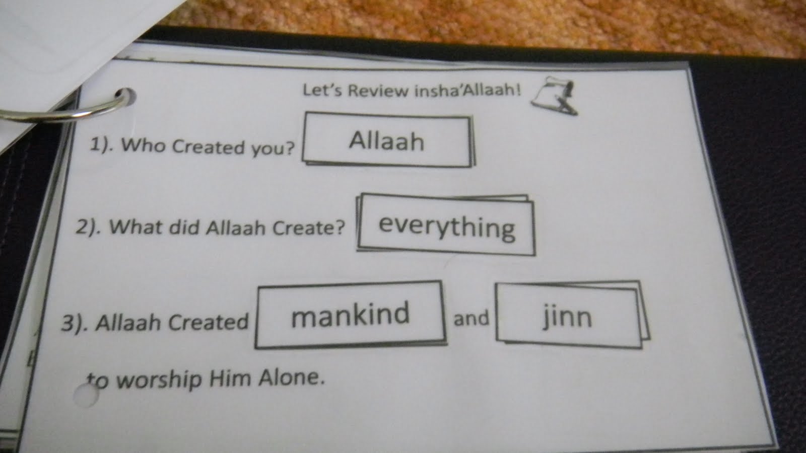 ummisubhana: Book 3: Allah Created Me ! ( Islamic Preschool Curriculum )