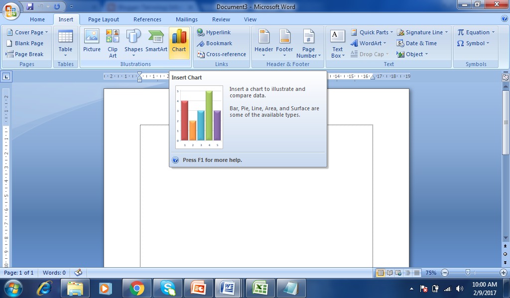 Cara Membuat Grafik Pada Microsoft Word | Teknologi Informasi dan ...
