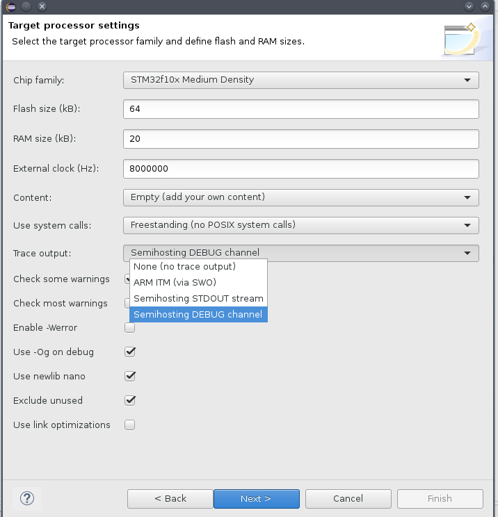 Настройка: Eclipse, SW4STM32, STM32CubeIDE и Qt Creator, для отладки проекта на STM32F103C8 ...