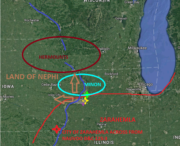 Book of Mormon Evidence: Alma Chapter 62 BOM Map