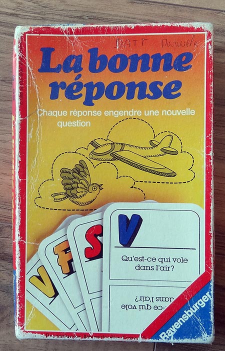 Le trou à rat: La bonne réponse - Ravensburger - 1985