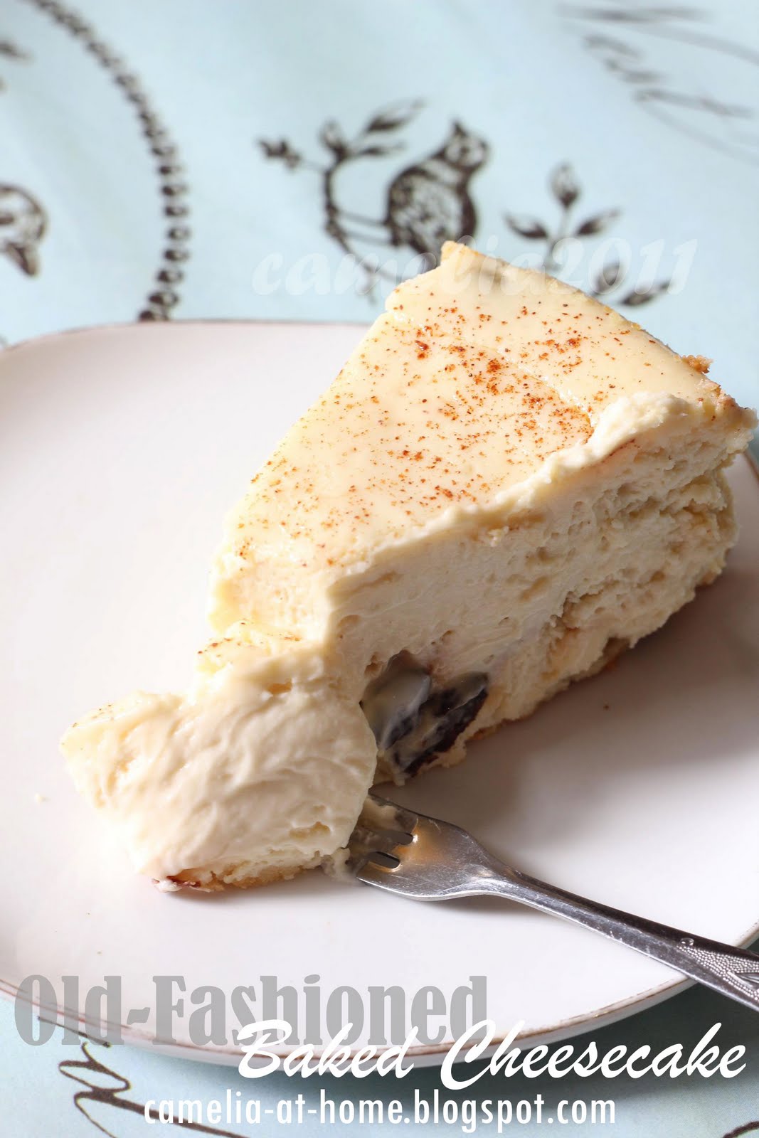 C a m e l i a @ H o m e: Old-fashioned Baked Cheesecake