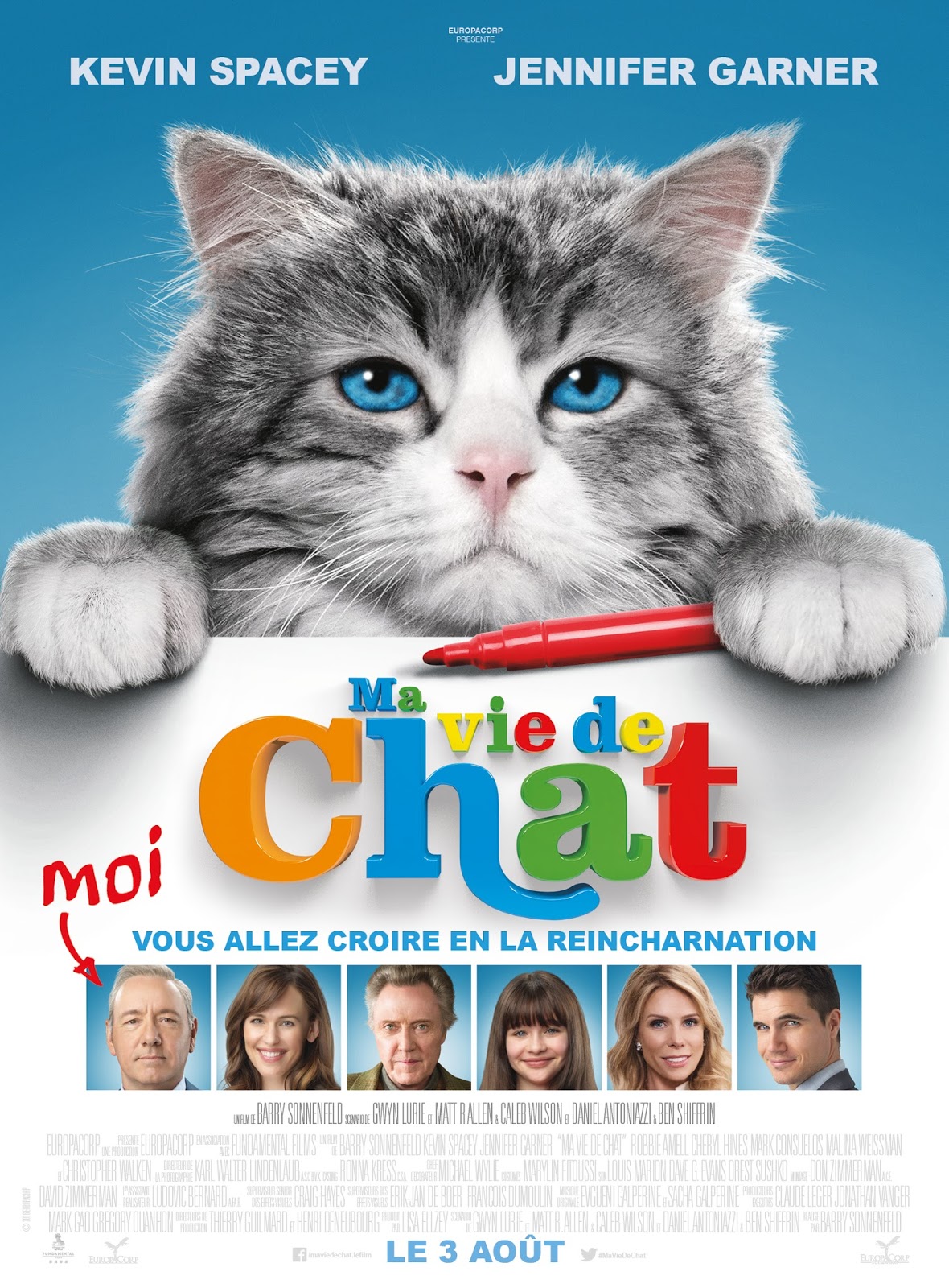 "Ma vie de chat" demain au cinéma et des places de ciné à gagner - Dans ...