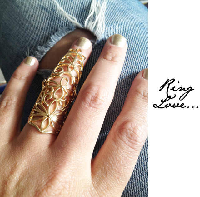 The new gold ring around my finger… the entire finger! – Emily Jane ...