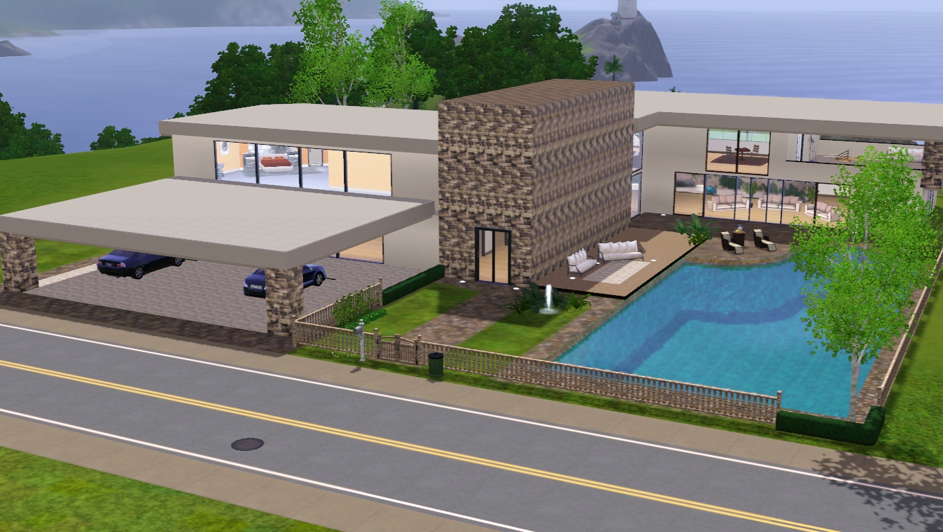 The Sims Giuly - Download e tutorial di The Sims 3: Stone Modern House