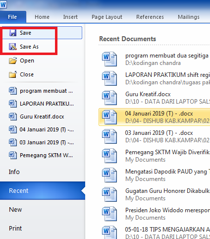 Cara Mengubah Sebuah Data Dari Word ke PDF - Penganut ilmu
