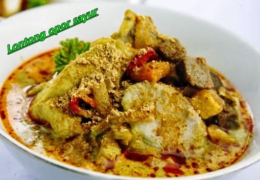 Resep Masakan Lontong Opor Sayur Oke Ilmu