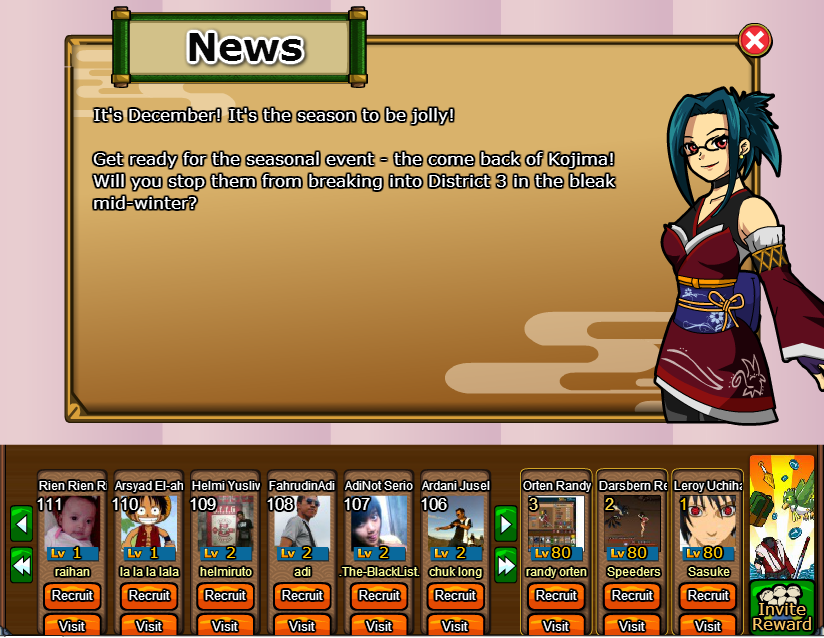 Wie 's GaminG ZonE: Lets Become a Ninja Saga on Facebook