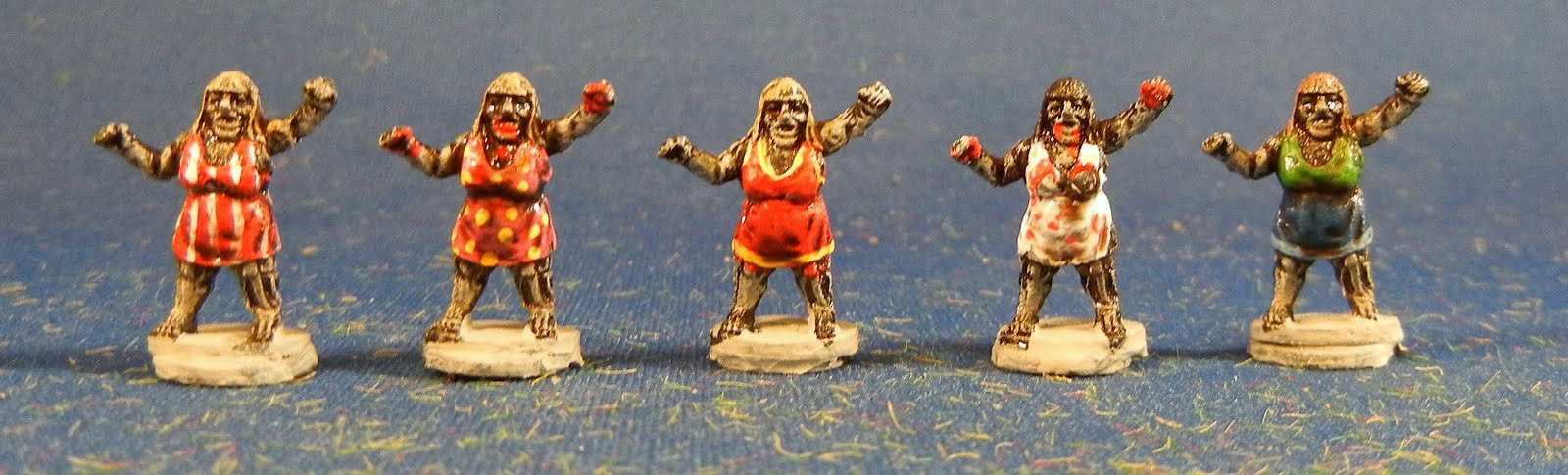Bob's Miniature Wargaming Blog: 15mm zombies