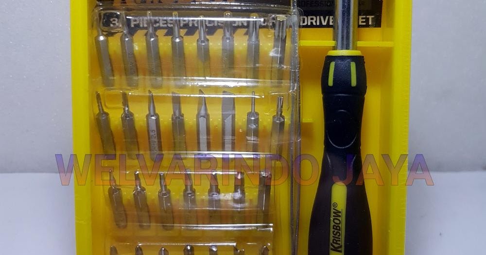 Obeng set Krisbow, Perkakas Multifungsi yang Wajib Tersedia di Rumah ...