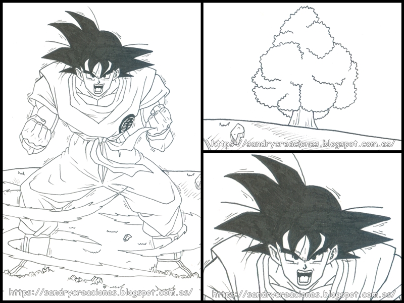 SanDryCreaciones: Dibujo Son Goku Dragon Ball SanDryCreaciones: Dibujo Son Goku Dragon Ball