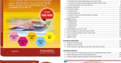 GALERY BUKU BIMBINGAN KONSELING: Program BK sesuai POP BK SMK + VCD
