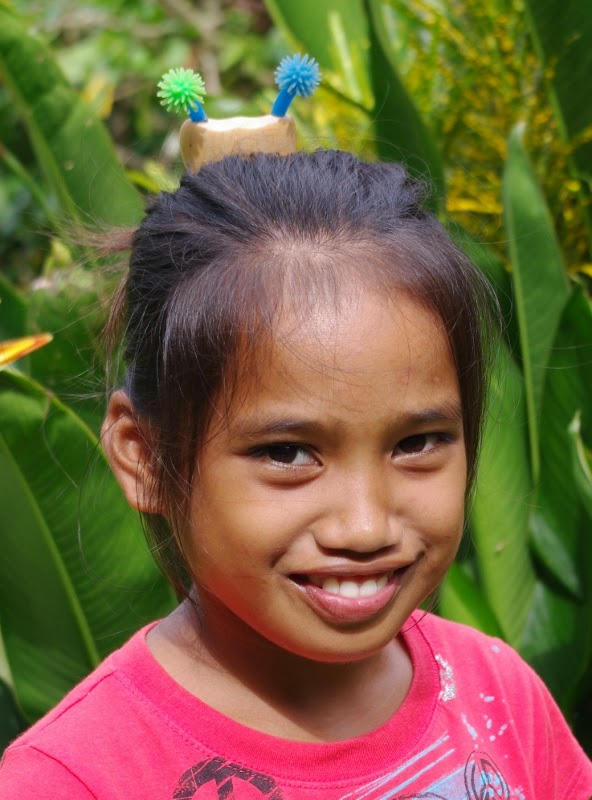 Braids & Hairstyles for Super Long Hair: Micronesian Girl~ Two Cute ...