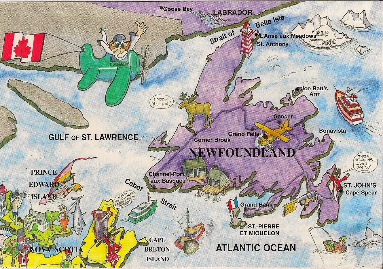 Travels with postcards around the world: NEWFOUNDLAND