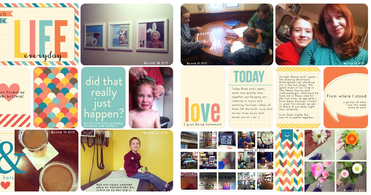 These Little Wonders: Project Life 2013: Week 12