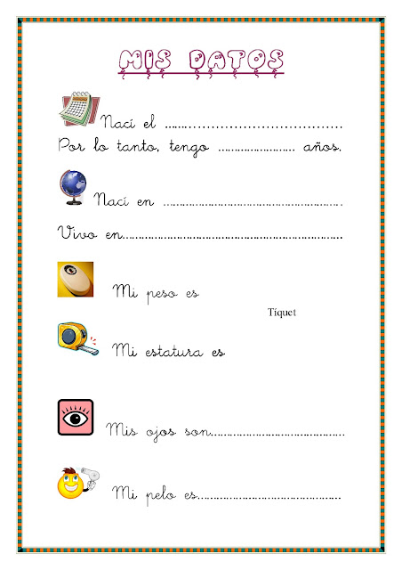 Creciendo con libros y juegos: PROYECTO "ASÍ SOY YO", PARA TRABAJAR LA ...