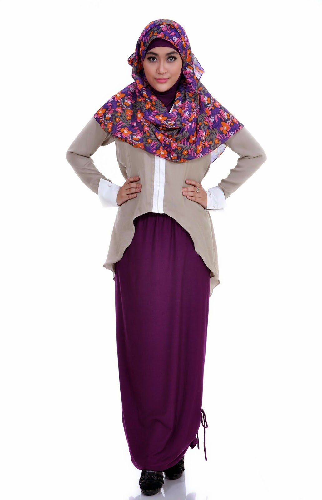 12 Contoh Baju Muslim Modern Anak Muda - Kumpulan Model Baju Muslim ...