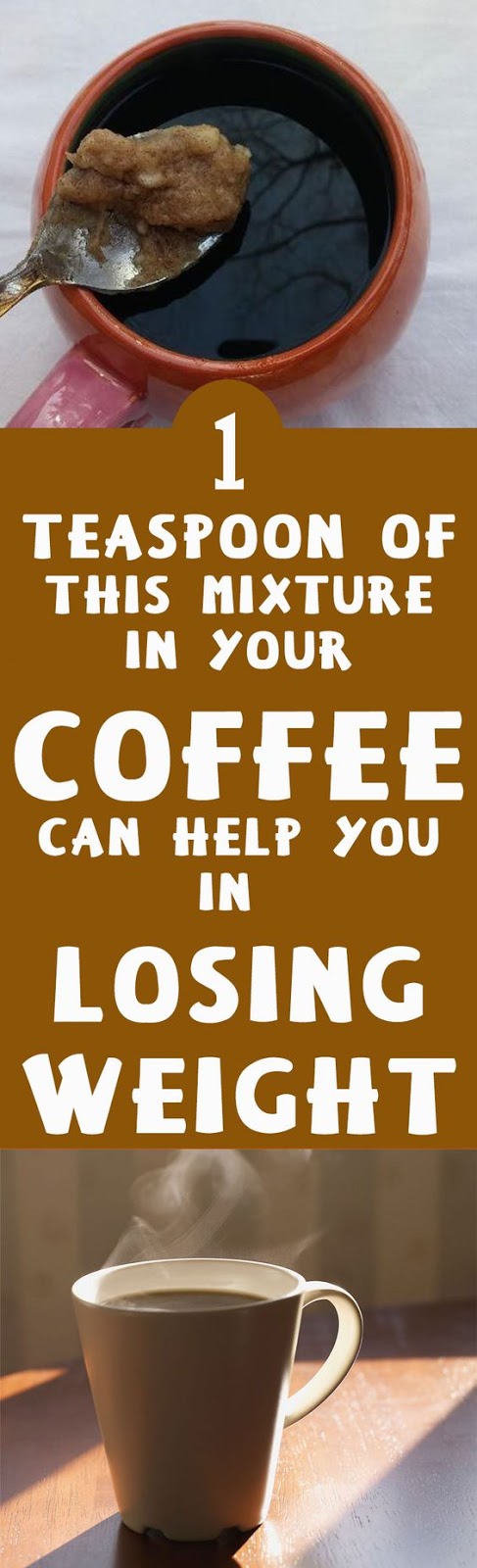 1 Teaspoon of This Mixture in Your Coffee Can Help You in Losing Weight ...