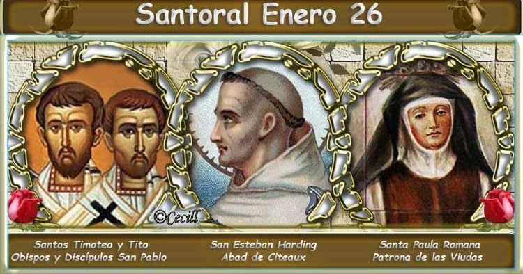 Vidas Santas: Santoral Enero 26
