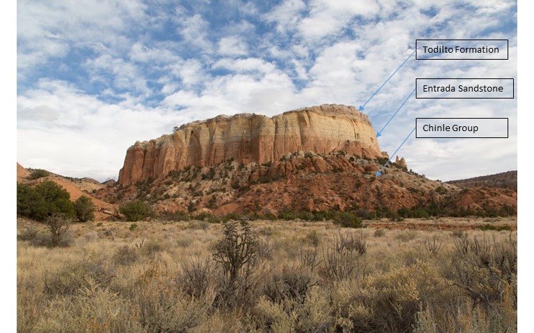 GC7R77A Coelophysis in the Upper Triassic Chinle Group (Earthcache) in ...