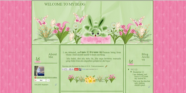 MediaIma: Free Download Template Blog Yang Cantik, Cute & Girlish