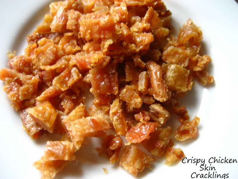 Home Cooking In Montana: Oven Fried Crispy Chicken Skin Cracklings ...