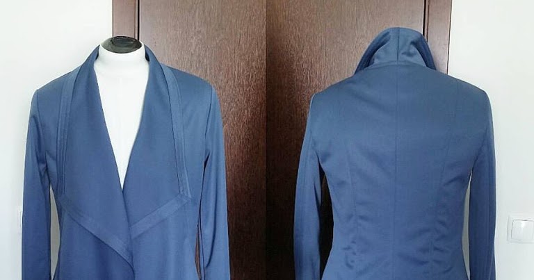 Couture et Tricot: 2016#6: The Blue Steel jacket (V1465 Donna Karan ...