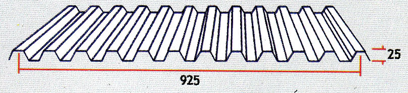 Supplier Bahan Bangunan: ATAP CD 925 | GALVALUME | ZINCALUM