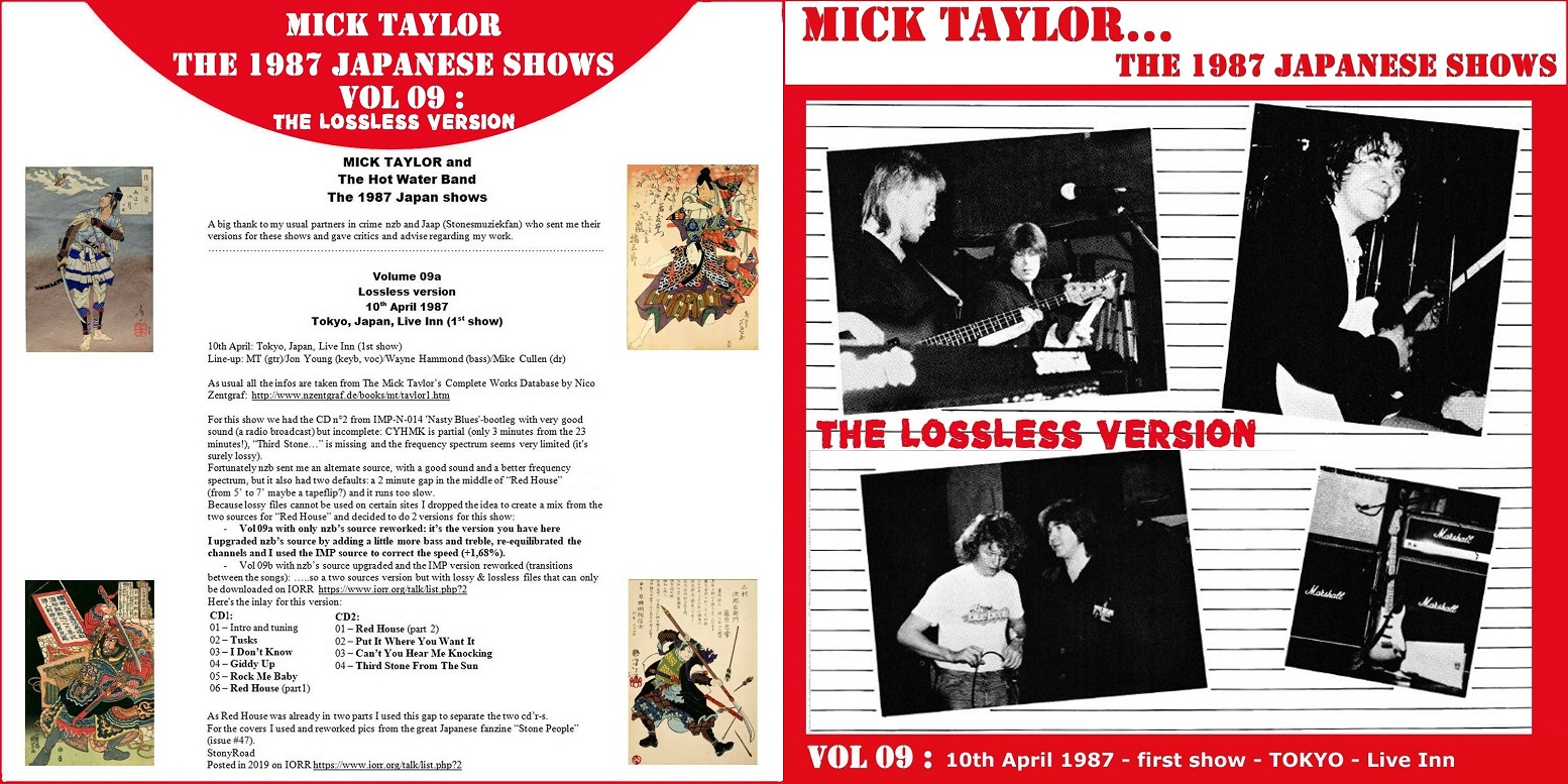 T.U.B.E.: Mick Taylor - 1987-04-10 - Tokyo, UK (FM/FLAC)
