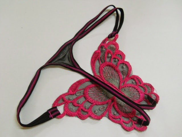Fashion Care 2u U340 3 Sexy Sheer G String Womens Underwear Butterfly