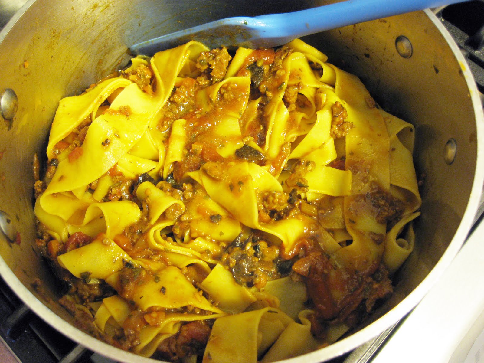 Bloatal Recall: Pasta with Veal, Sausage and Porcini Ragù