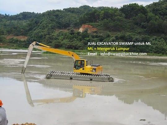 Swamp Amphibious Excavator KOMATSU PC200 PC300 PC400