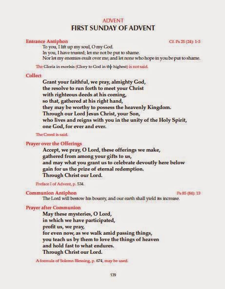 New Liturgical Movement: A New Proposed Layout for the Roman Missal