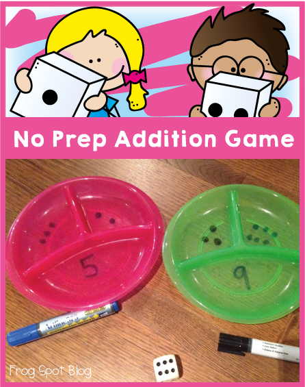 No Prep Addition Game | From the Pond