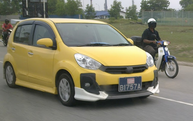 Malaysia Motoring News: Perodua Myvi Extreme / Myvi SE 1.5 spyshots