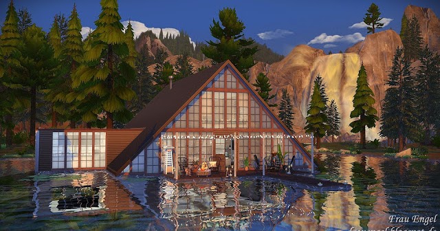 the sims 4 fashion CC download Free: Engineering House Triangle sims 4 ...