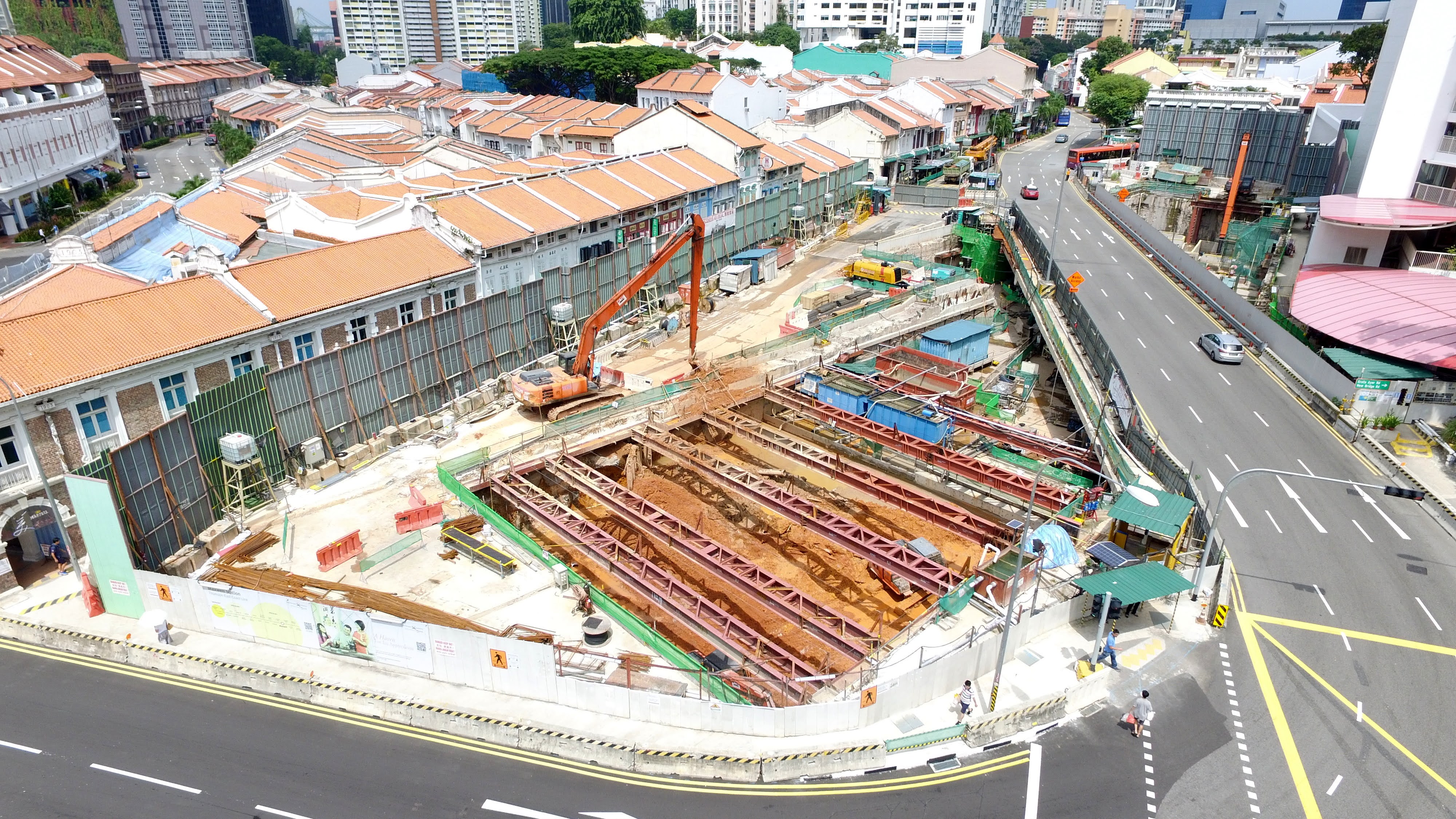 Thomson Line Construction: Maxwell Excavation