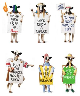 MARCAS DO MUNDO: CHICK-FIL-A COWS