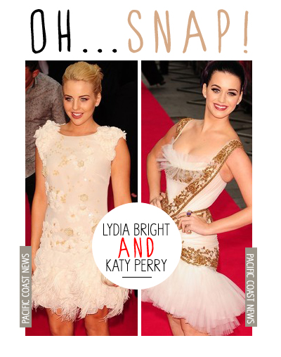 Snap! Blog: Oh Snap... Lydia Bright & Katy Perry